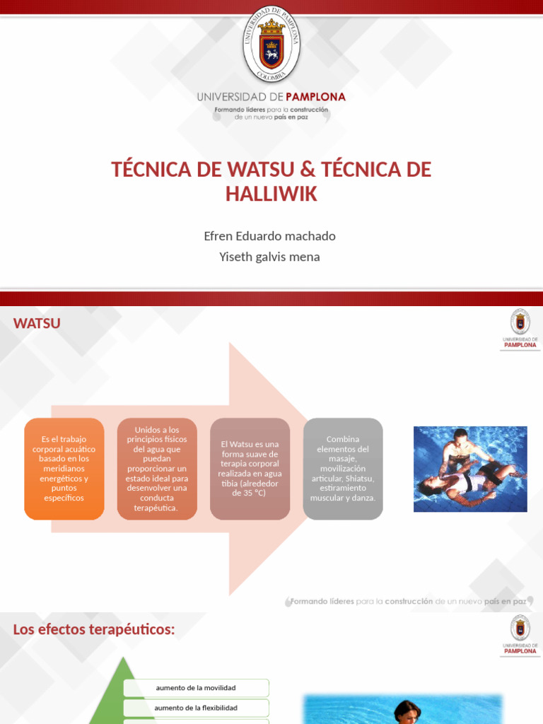 Terapia Acuática: Watsu y Halliwick | PDF | Masaje | Medicina CLINICA