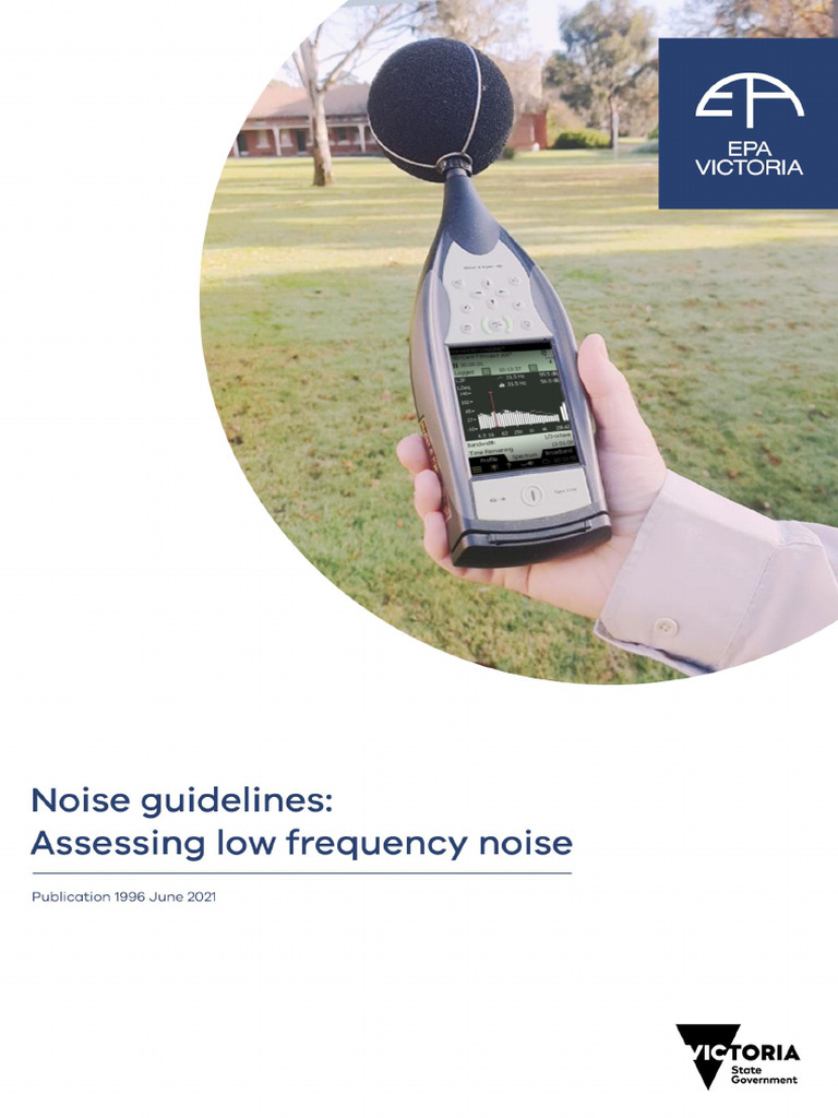 EPA Victoria Low Frequency Noise Guidelines | PDF | Sound | Noise