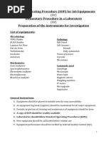 Microscope SOP for Microbiology Lab | PDF | Microscope | Microbiology