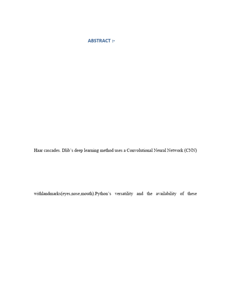 Batch2 - Face Detection Using Python | PDF