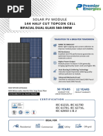 Ae CMD-144BDS 560W-580W 20231013 | PDF | Solar Panel | Electrical Engineering