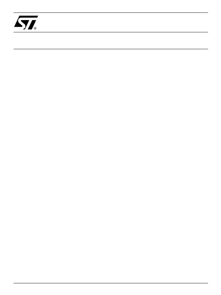 An1106 Translating Assembly Code From Hc05 to St7 Stmicroelectronics En ...