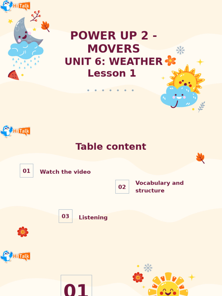 Pu2 - Movers - Unit 6 - Lesson 1 | PDF