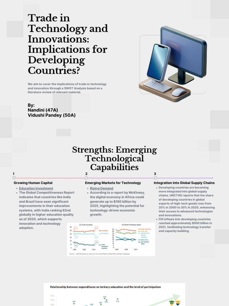 Trade in Technology and Innovations Implications For Developing ...