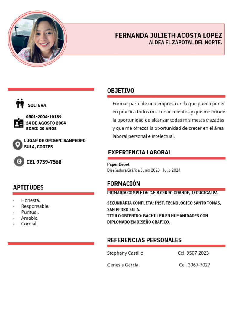 curriculum vitae FERNANDA JULIETH ACOSTA LOPEZ 1.pdf_20240920_001742_0000 | PDF