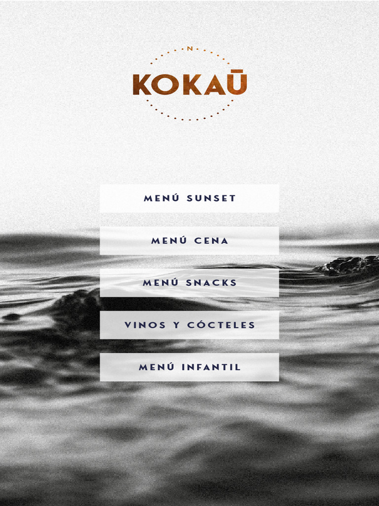 Kokau Menu Noche-ES 03 | PDF