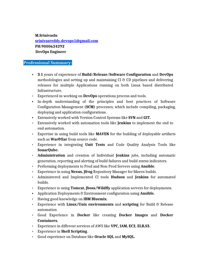 Marthala Sreenivasulu Update | PDF | My Sql | Information Technology