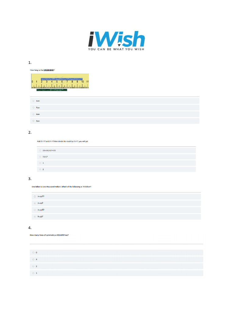 Naplan Question Set - 2 | PDF