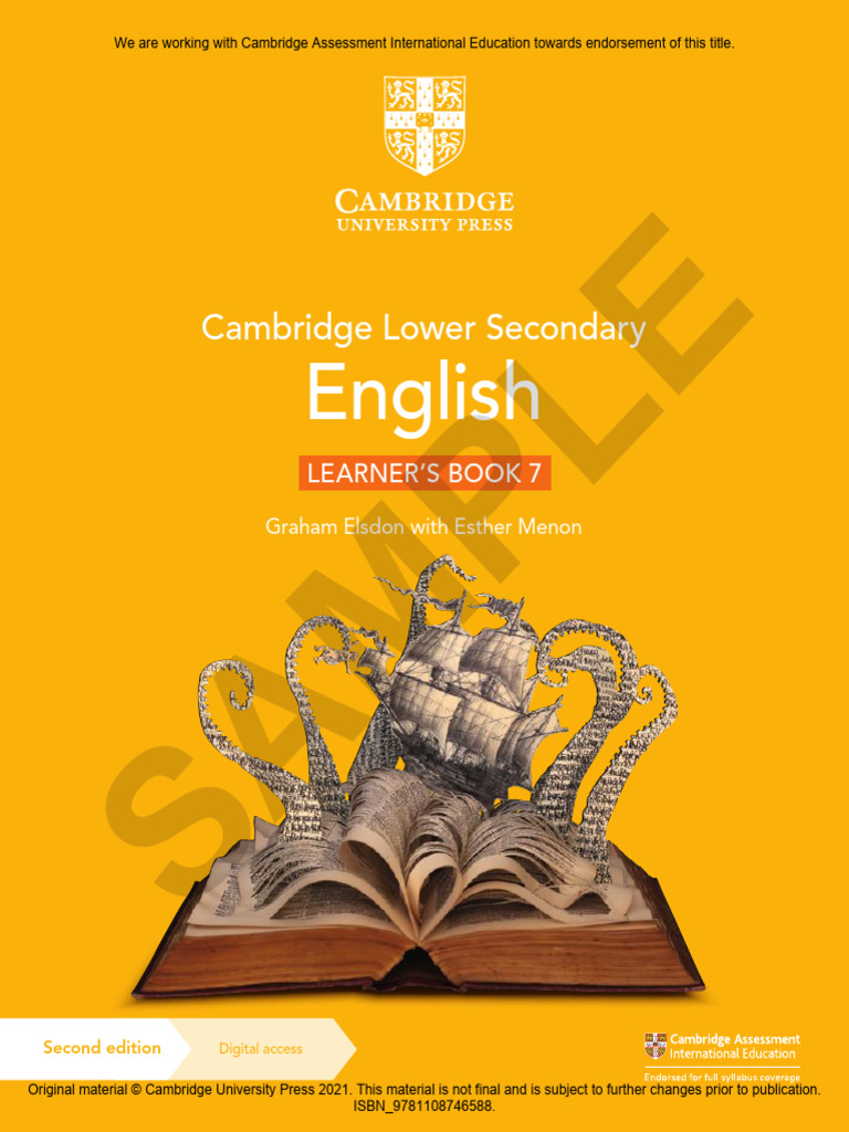 Cambridge Lower Secondary English 7 | PDF | Poetry | License