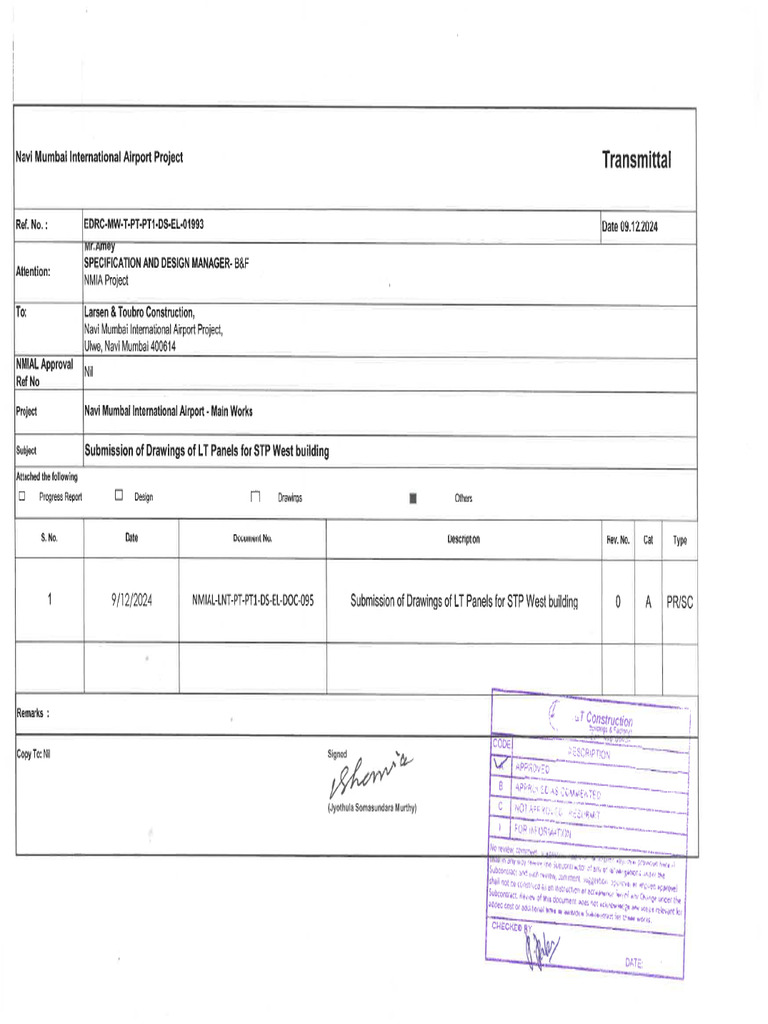 LT Panel Drawings For STP West Building - Rev 0 | PDF | Power ...