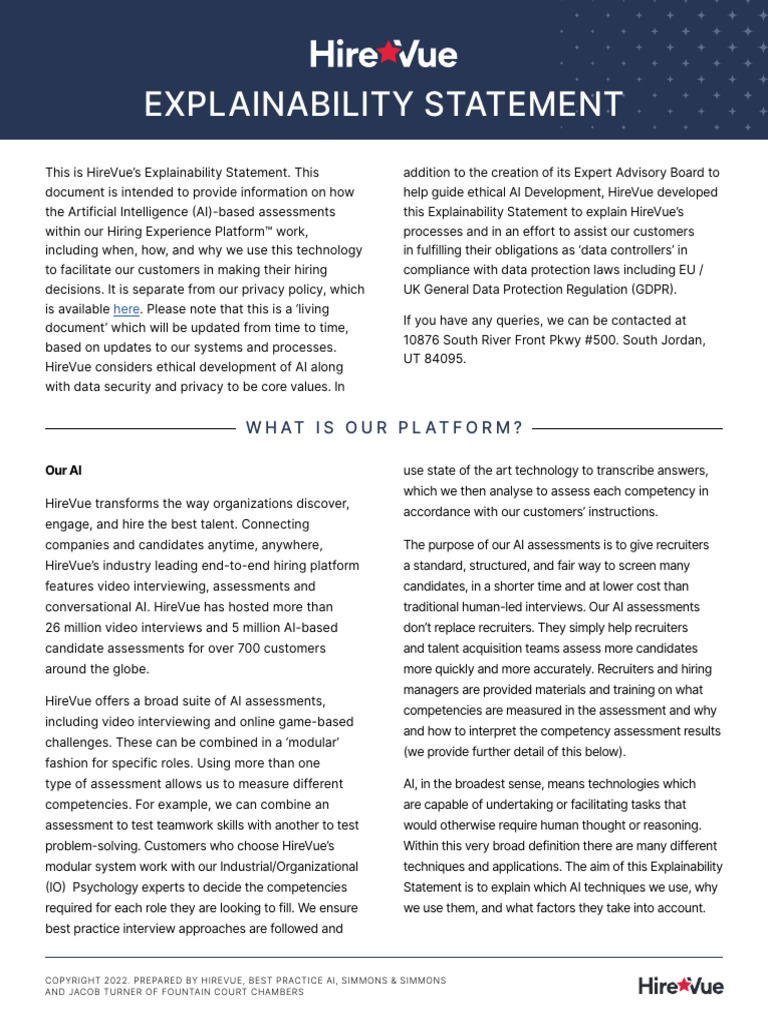 HV AI Short-Form Explainability 3152022 | PDF | Artificial Intelligence | Intelligence (AI ...