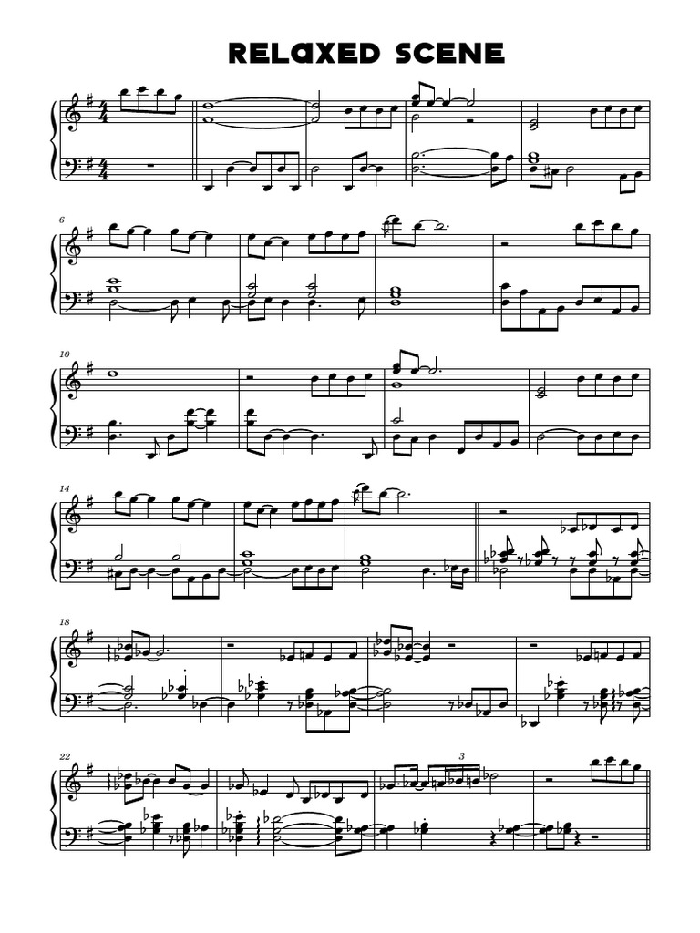 Break in - Relaxed Scene | PDF