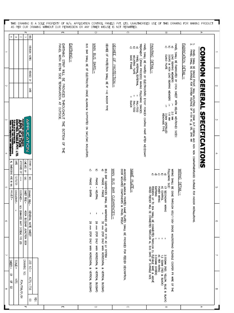 Busbar Box Dwg. | PDF