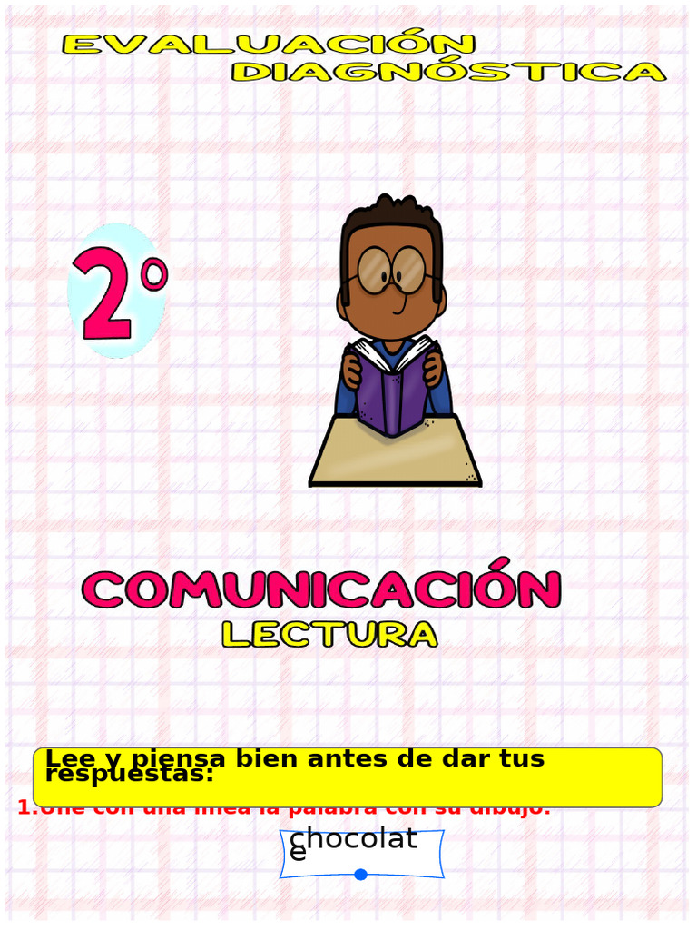 Examen Diagnóstico Comunicación Lectura 2° Maestra Janet | PDF | Pollo | Oveja