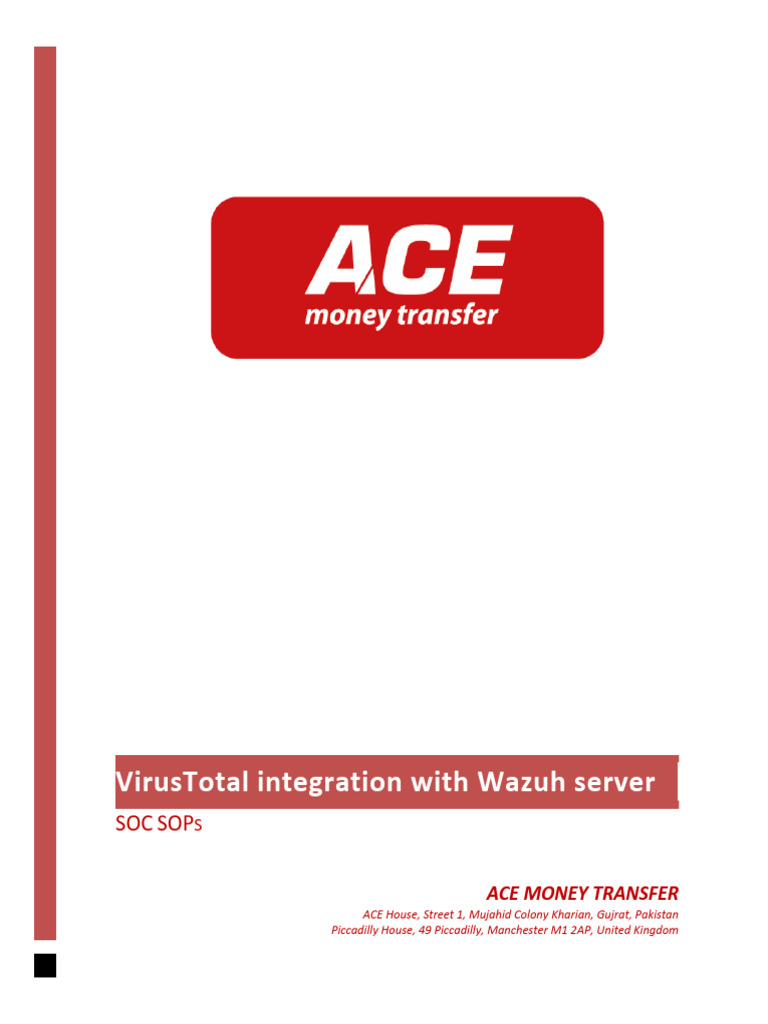VT Integration With Wazuh SOP | PDF | Computer Virus | Malware