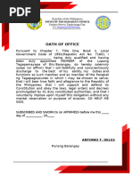 KP Form #5 (Lupon Member Oath Statement) | PDF