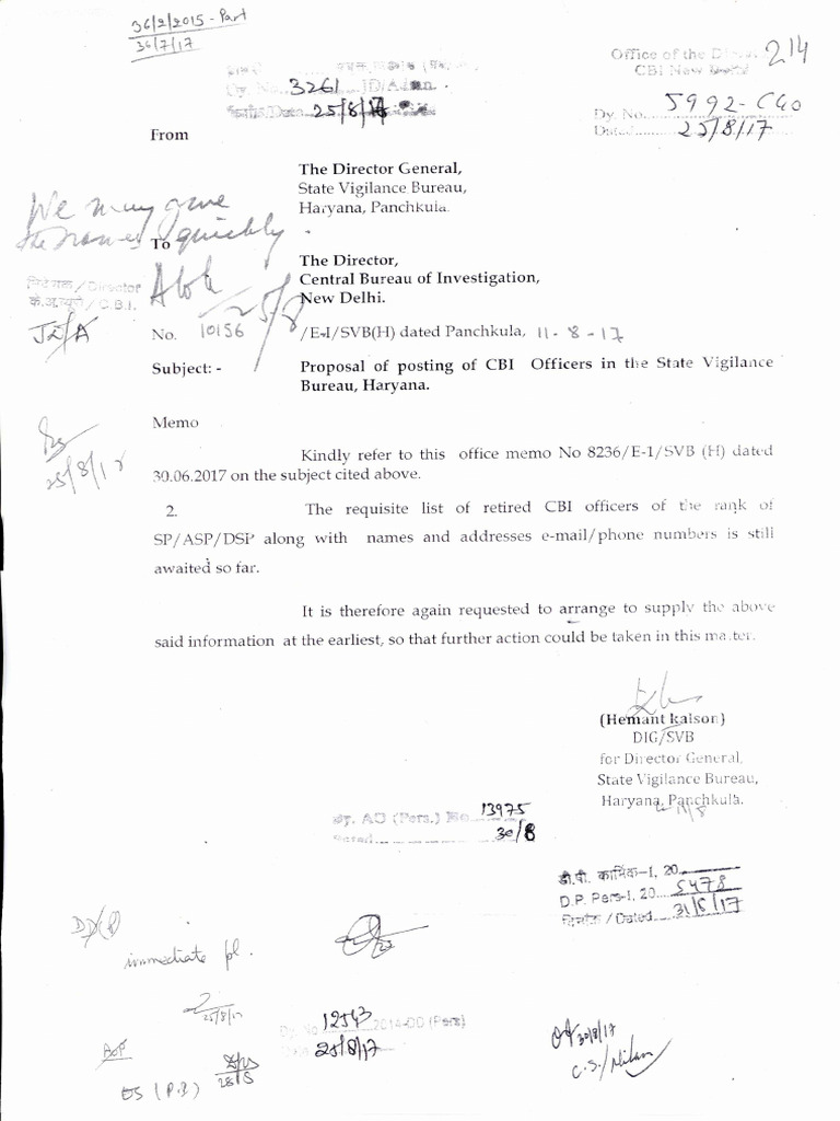 Cbi Vigilance Haryana | PDF