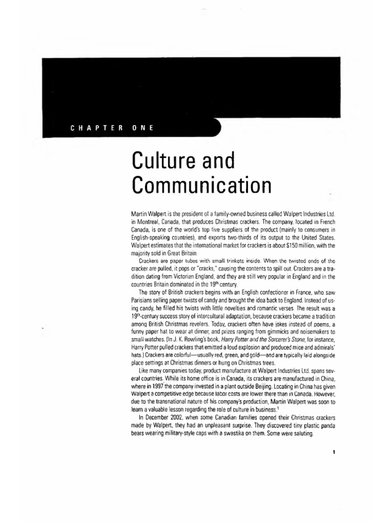 C1 - Communication and Culture | PDF | Attitude (Psychology)