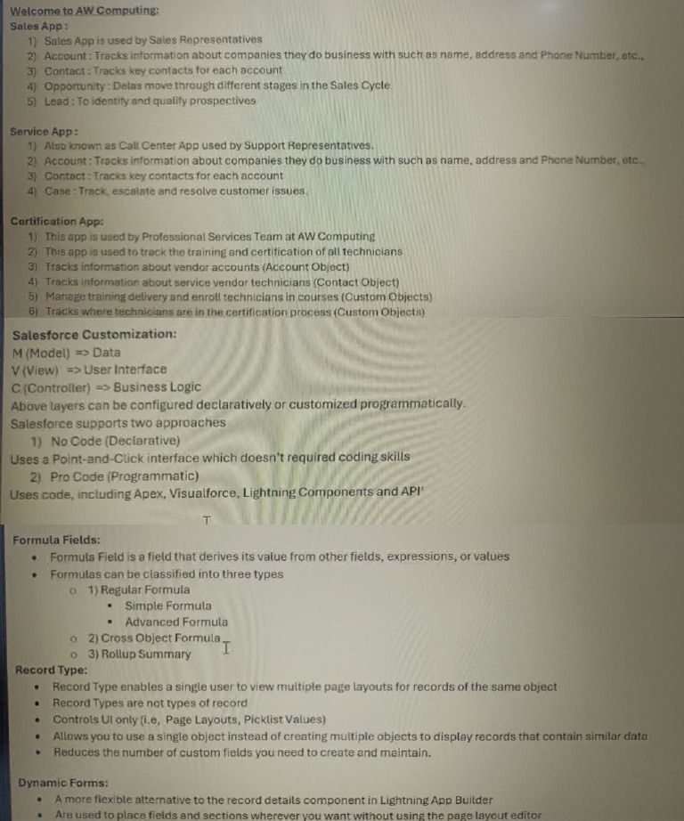 Salesforce Developer 1 | PDF