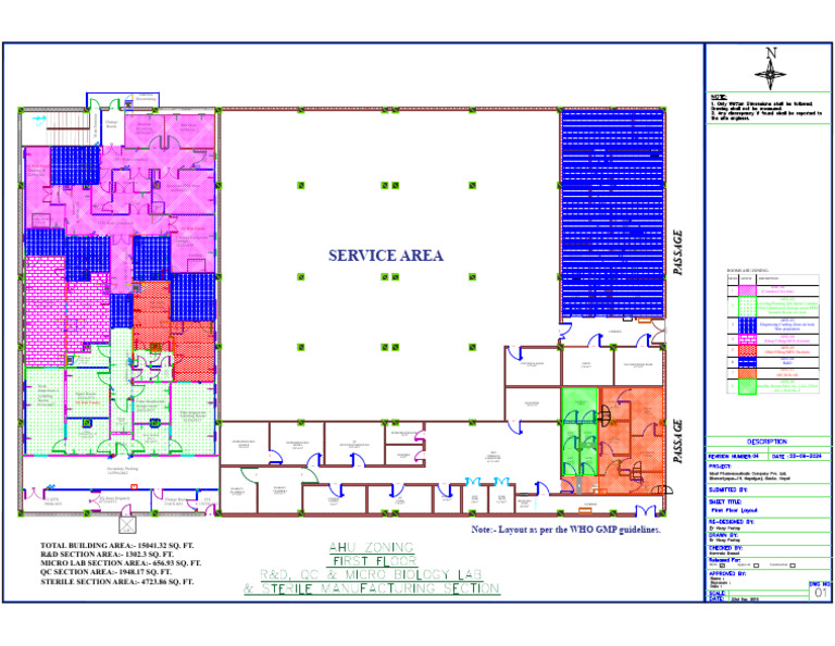 03-Dda-Detailed Plan DWG Ahu Zoning | PDF