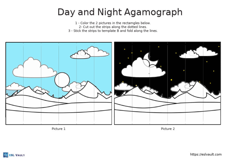 Night and Day Agamograph Template | PDF