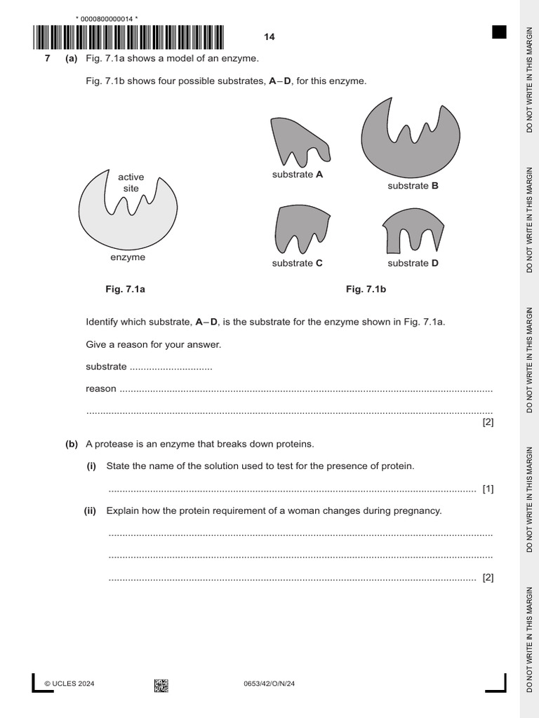 Form 4 Exercise Tuesday 25 Feb | PDF | Enzyme | Cell Biology