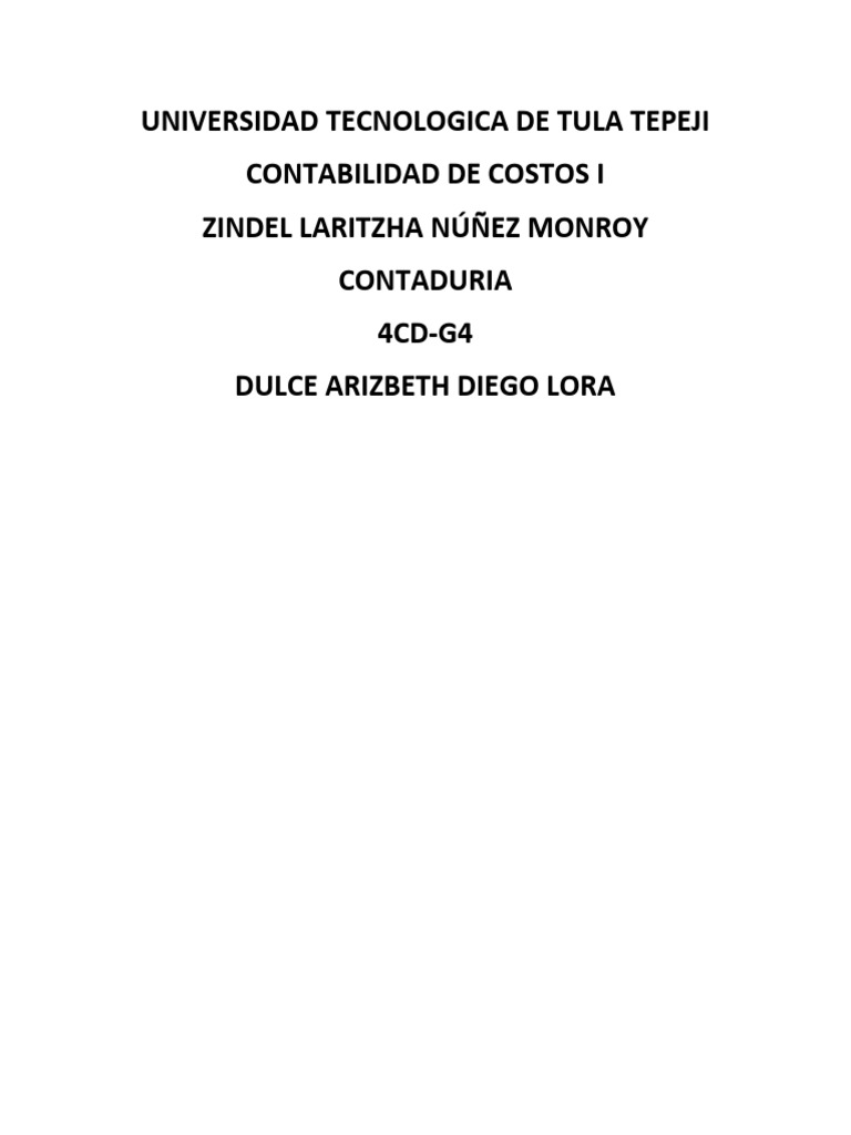 Costos 1 | PDF