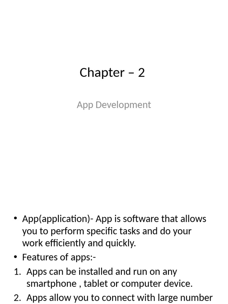 Std 7 ch-2 app development | PDF