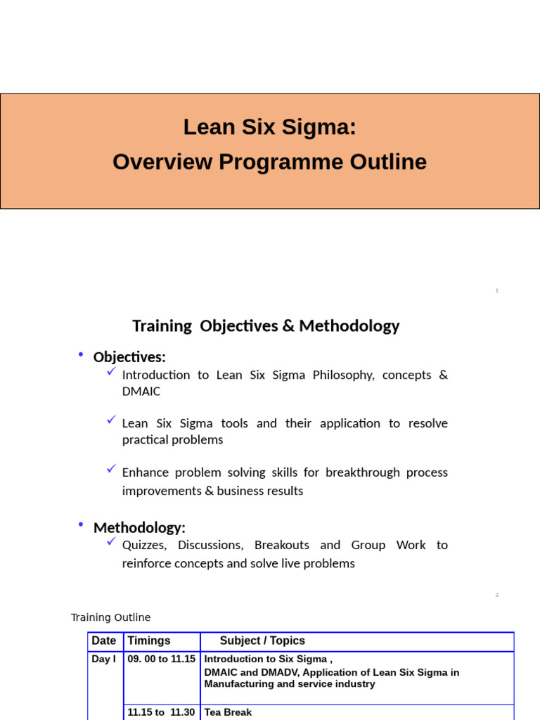 LSS-Overview Programme Outline-03!04!2025 | PDF