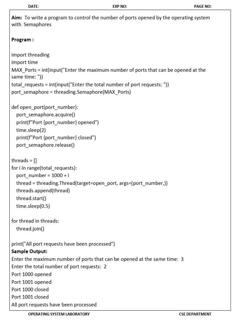 Os Template | PDF | Operating System | Computer Programming