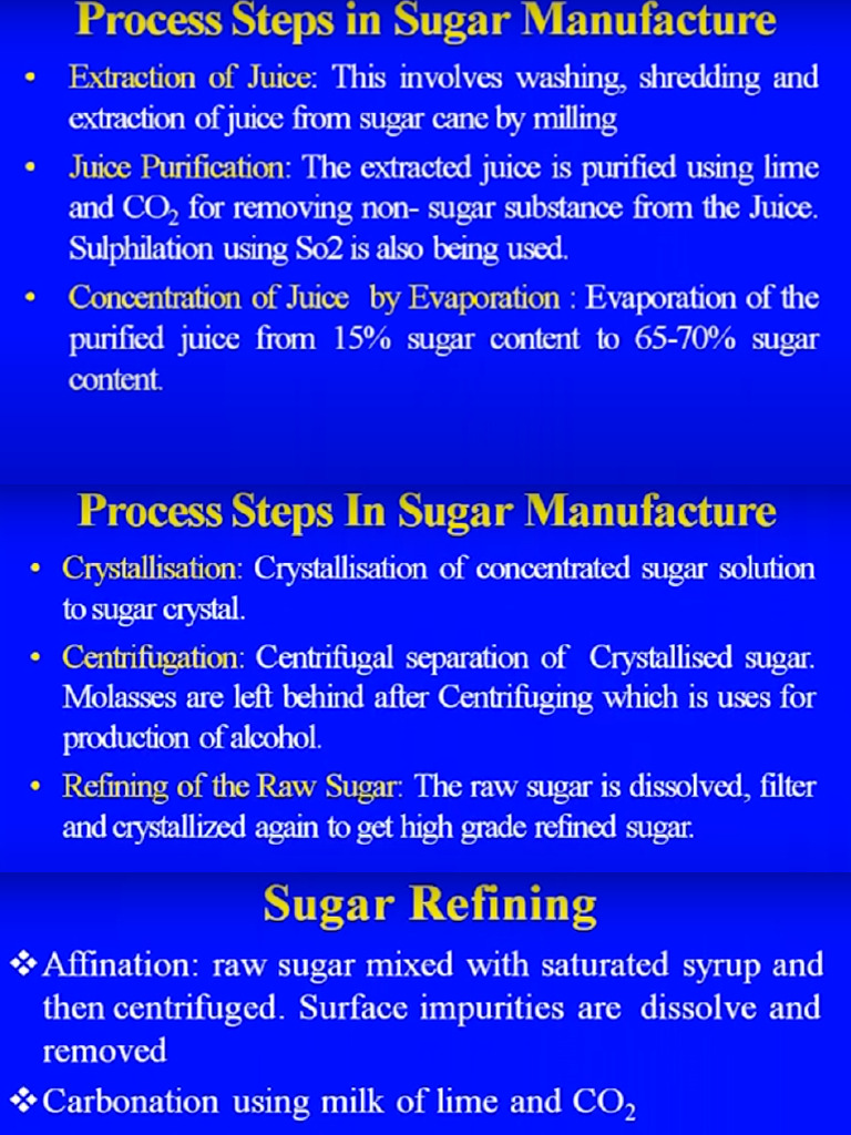 SUGAR INDUSTRY | PDF