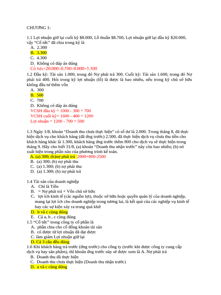 Trắc Nghiệm Nlkt c123 | PDF