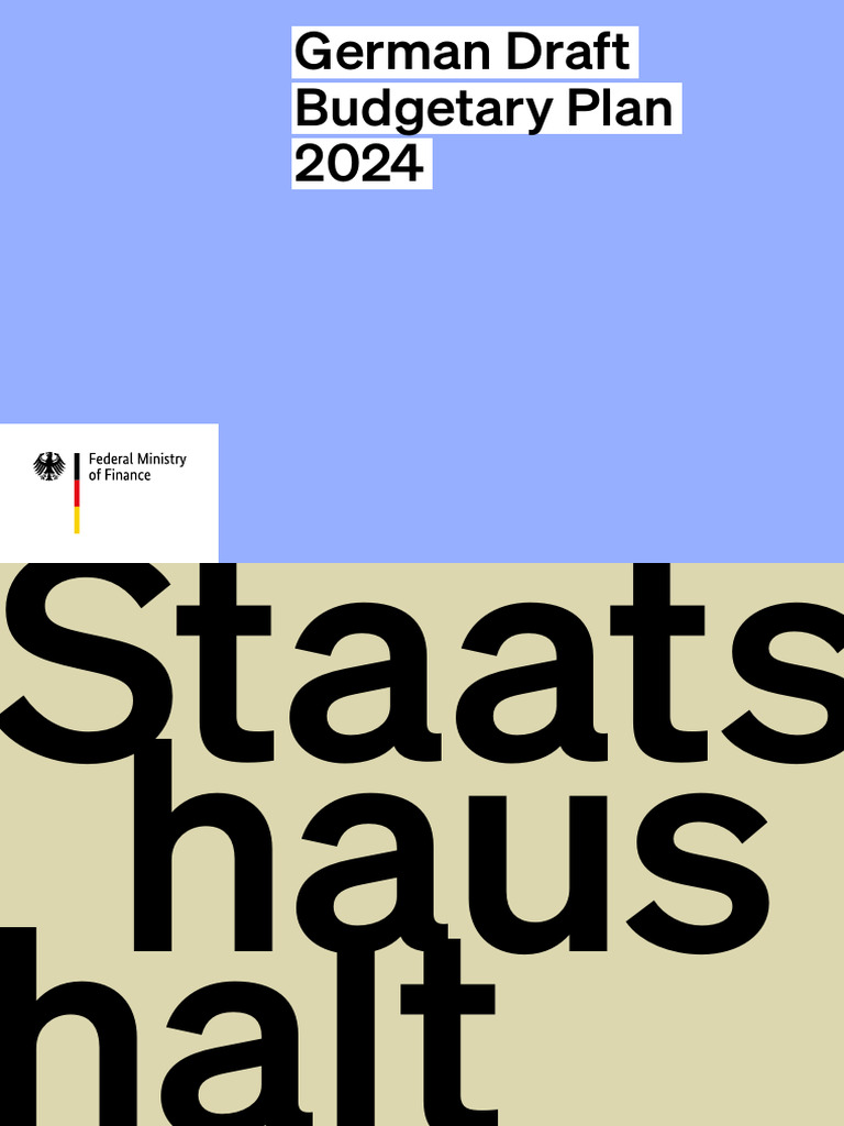 Germany's 2025 Draft Budget Overview | PDF | Government Budget Balance ...