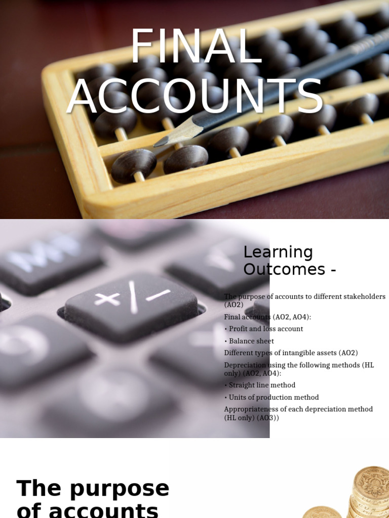 Final Accounts Partial | PDF | Equity (Finance) | Balance Sheet