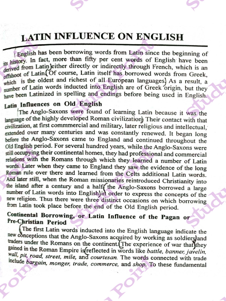 Latin Influence | PDF