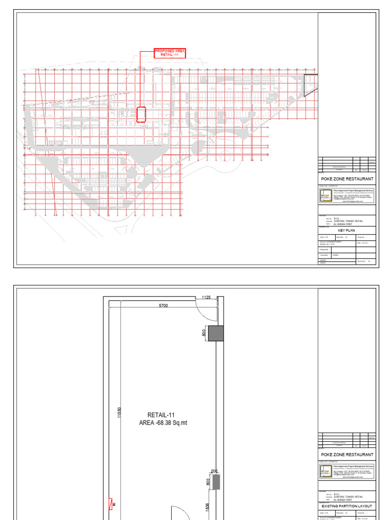 Retail Layout for Poke Zone Restaurant | PDF