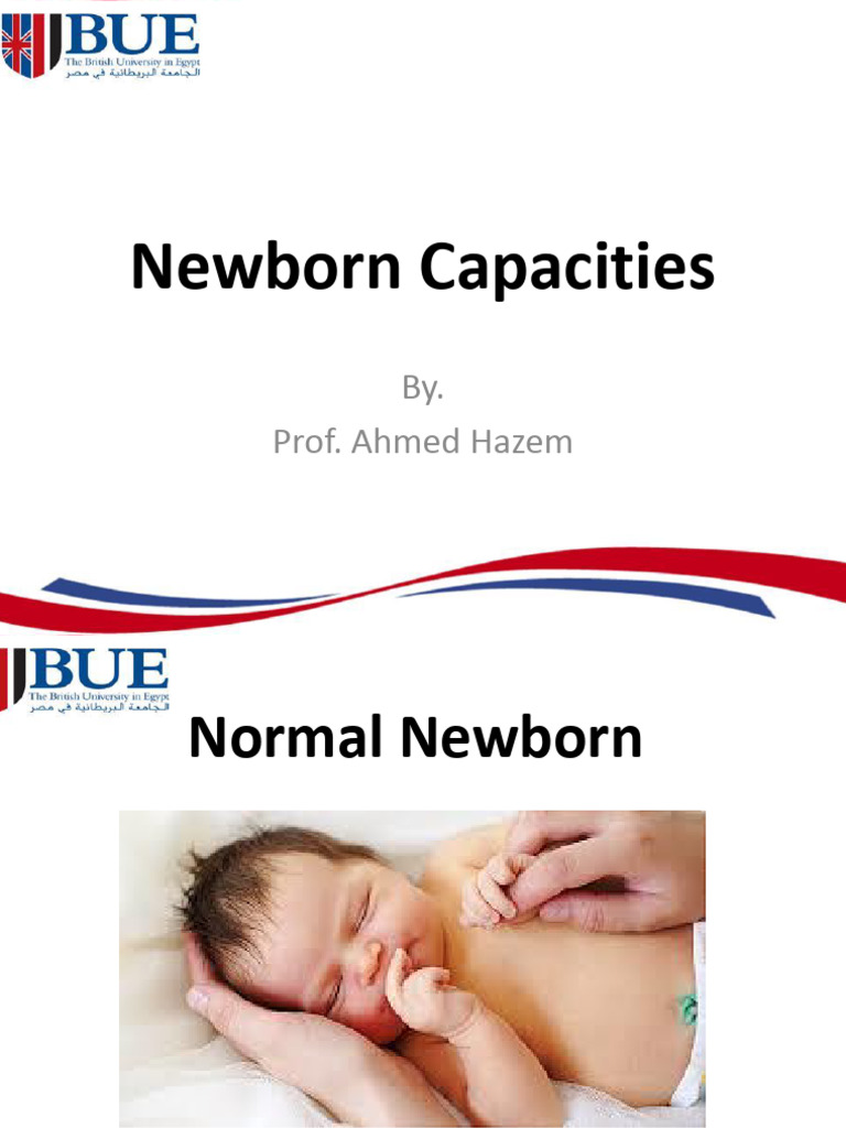 Newborn Capacities | PDF | Diseases And Disorders | Hematology