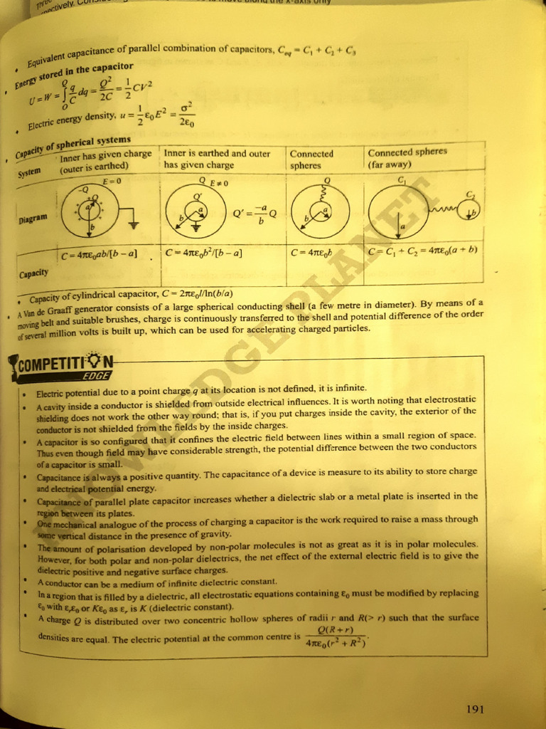 Electrostatics | PDF | Capacitance | Capacitor