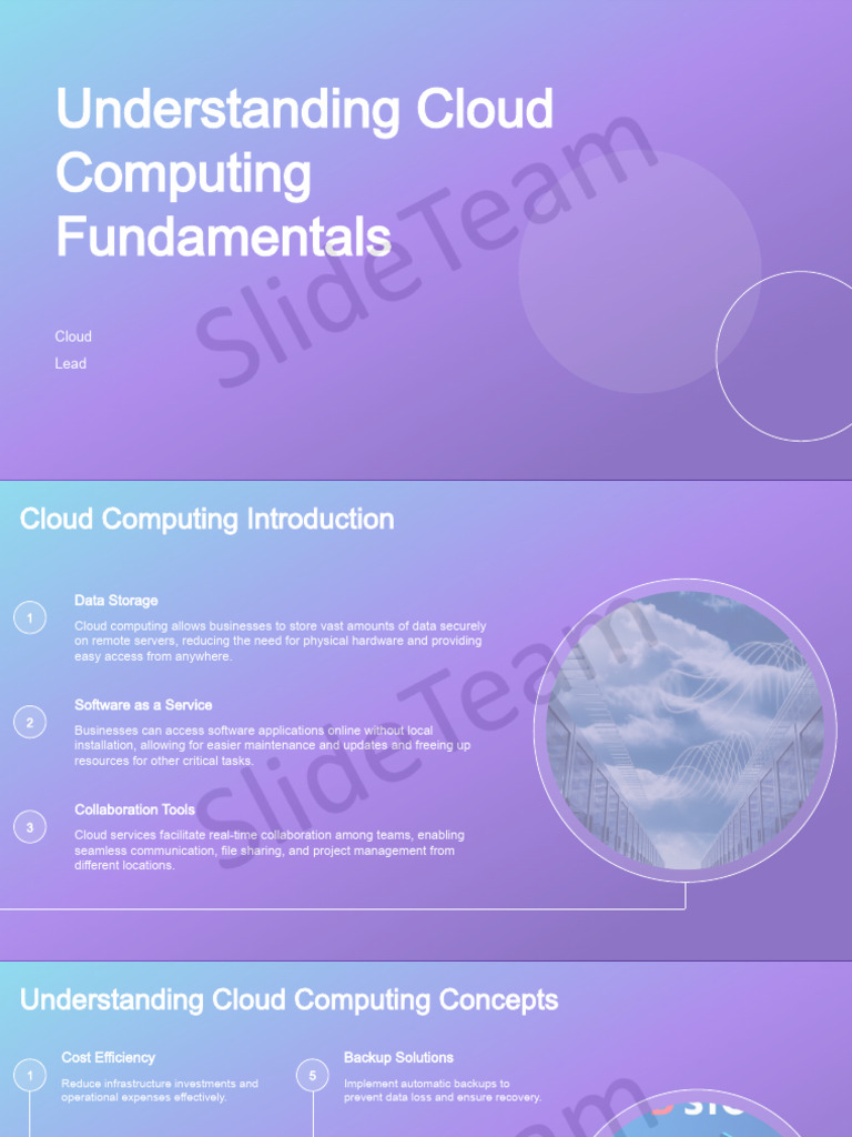 Understanding Cloud Computing Fundamentals | PDF | Cloud Computing | Software As A Service