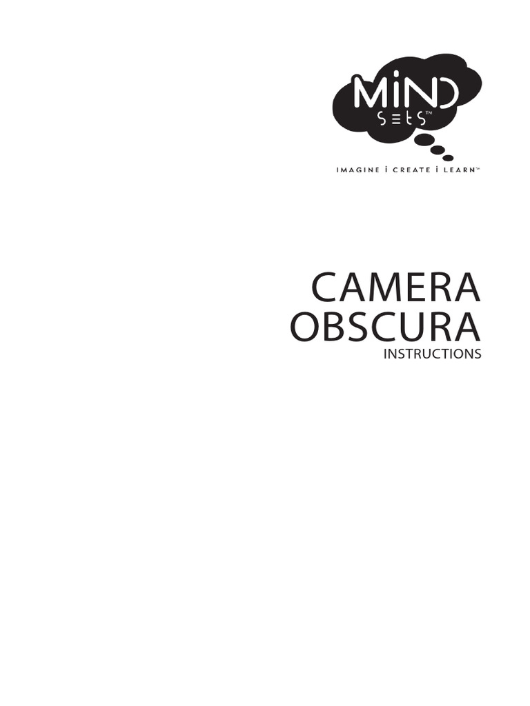 CAMERA_OBSCURA | PDF | Camera | Glass Engineering And Science