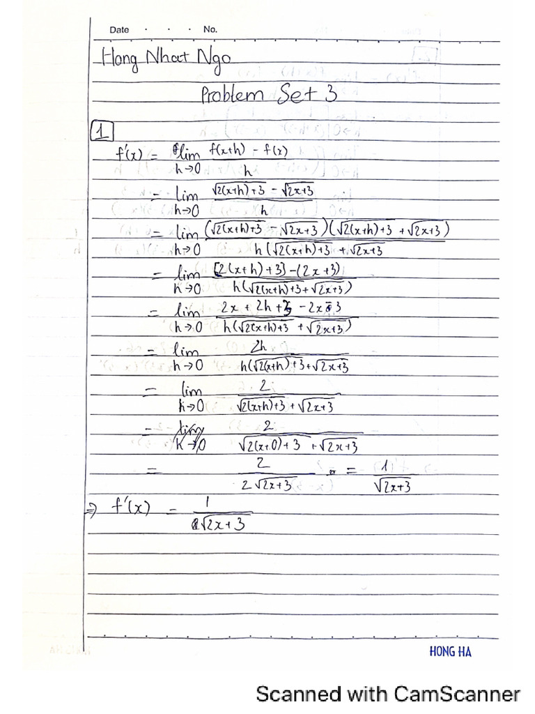 ProblemSet3 HongNhatNgo | PDF