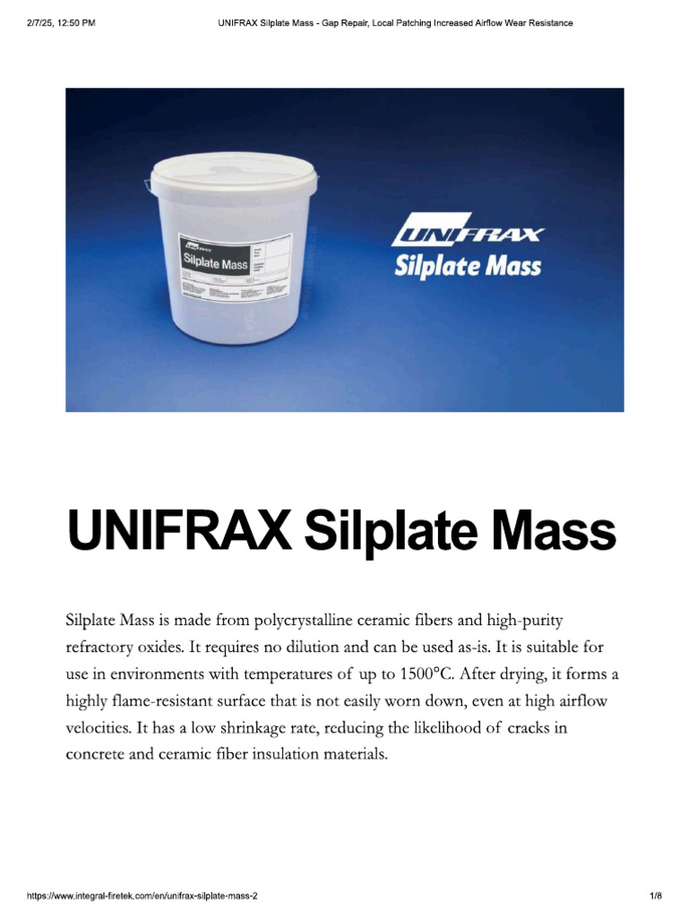 Silplate Mass 1500 | PDF