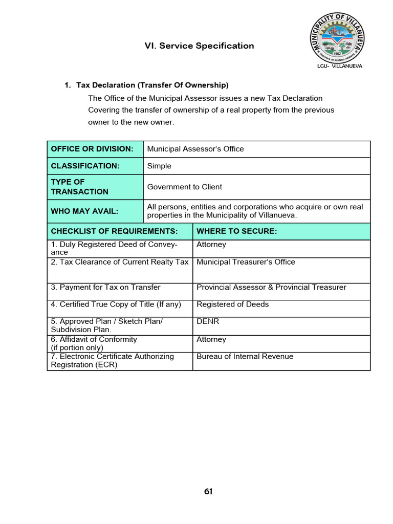 Tax Declaration Transfer of Ownership ASS Merged | PDF | Taxes | Conveyancing