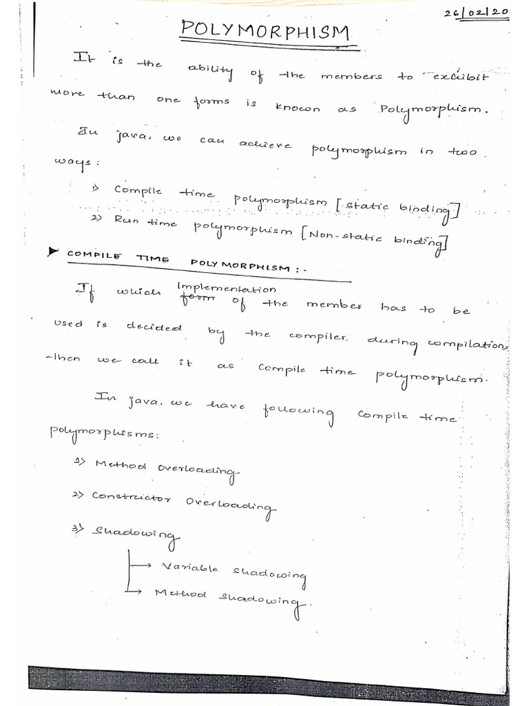 Polymorphism | PDF