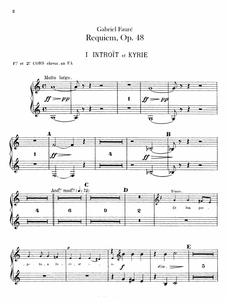 IMSLP36514 PMLP21398 Faure Requiem - Horn | PDF