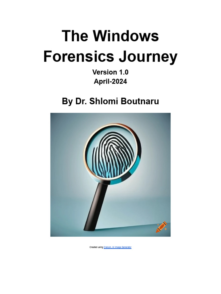 Windows Forensics Artifacts Overview | PDF | Windows Registry ...