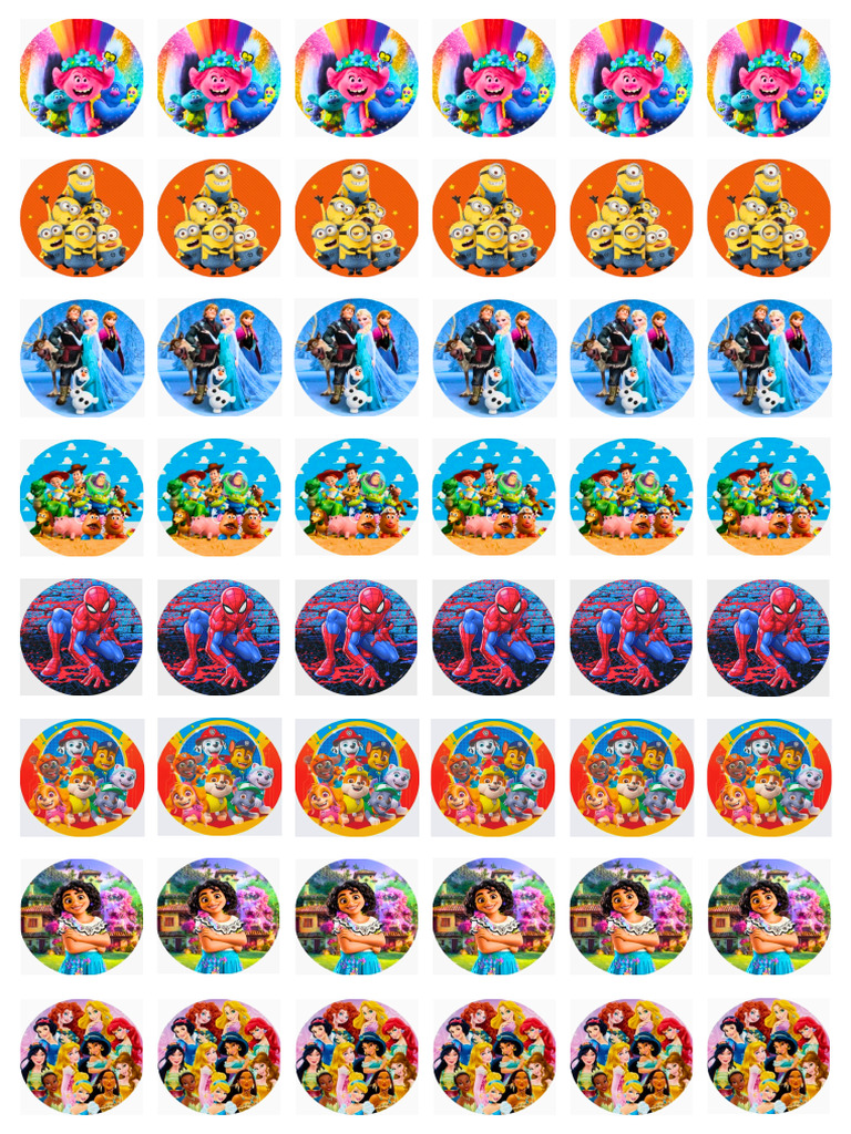 Stickers Personajes | PDF