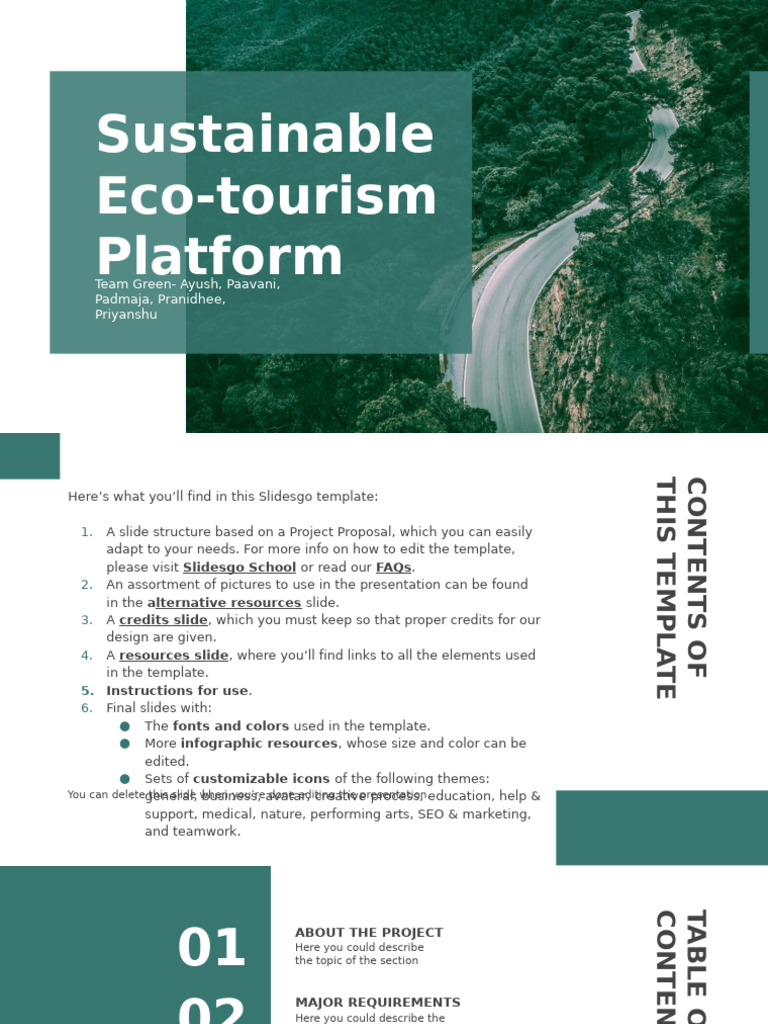 Sustainable Eco-Tourism Project Proposal | PDF | Planets | Solar System