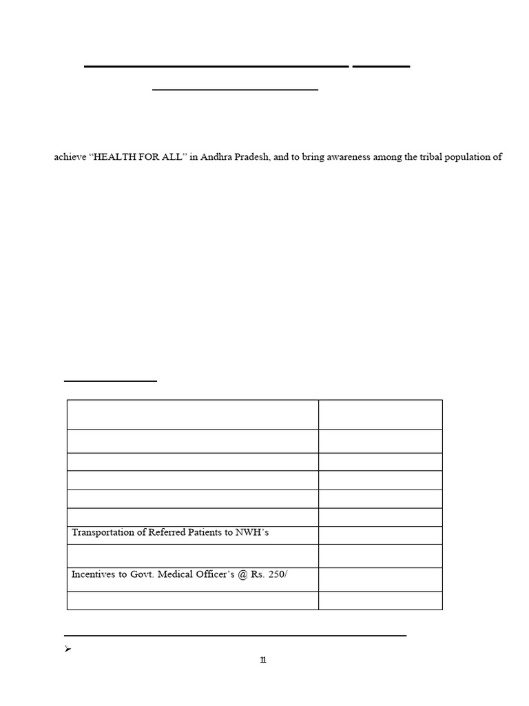 Tribal Health Camp Implementation Guide | PDF | Hospital | Health Care