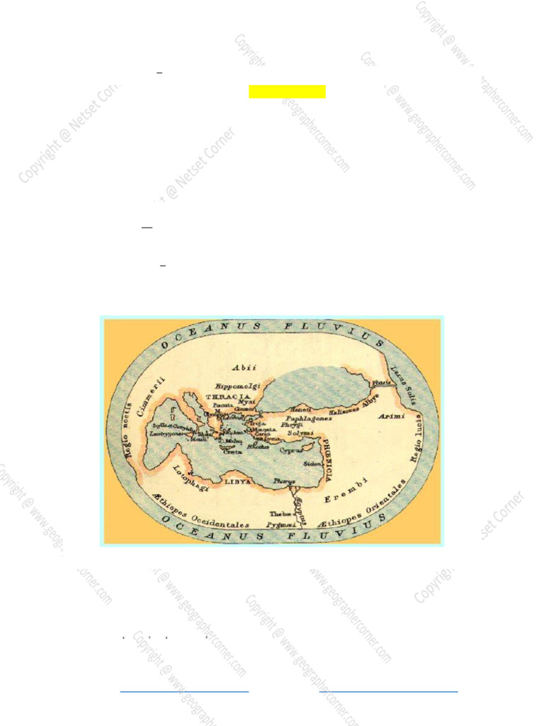 Homer - Contribution - To - Geography - Netsetcorner | PDF